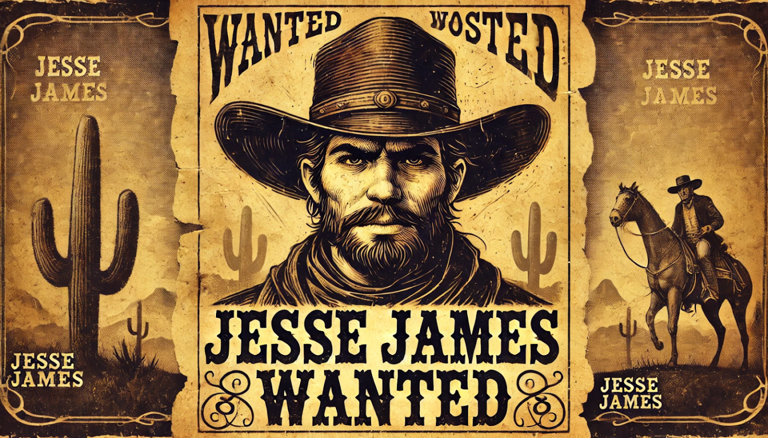 Jesse James Wanted Poster: The Story Behind the Famous Image - pawfuryblog
